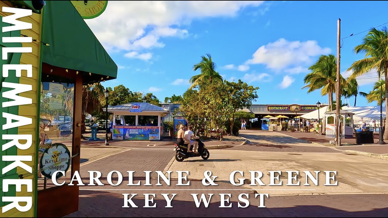 [4K] Caroline & Greene St - Key West, Florida - 4K Relaxing Scenic ...