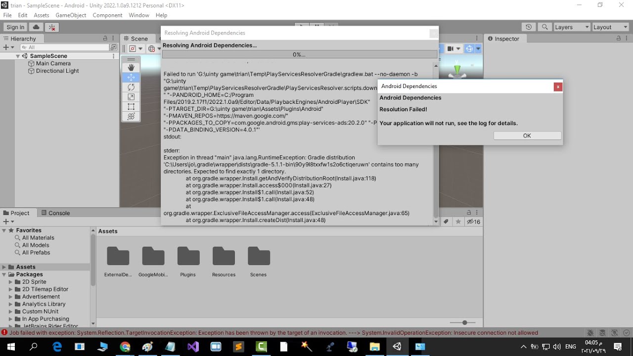 Resolution Failed - Unity 3D - YouTube