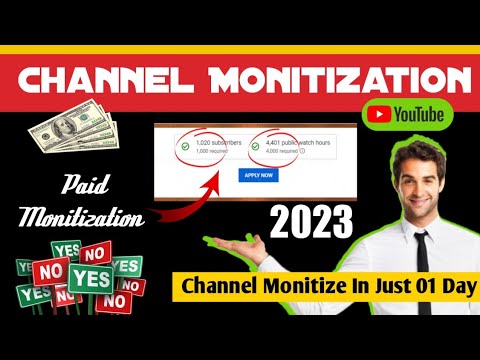 How to monitize you tube channel in 2023 | Paid monitization explain ...
