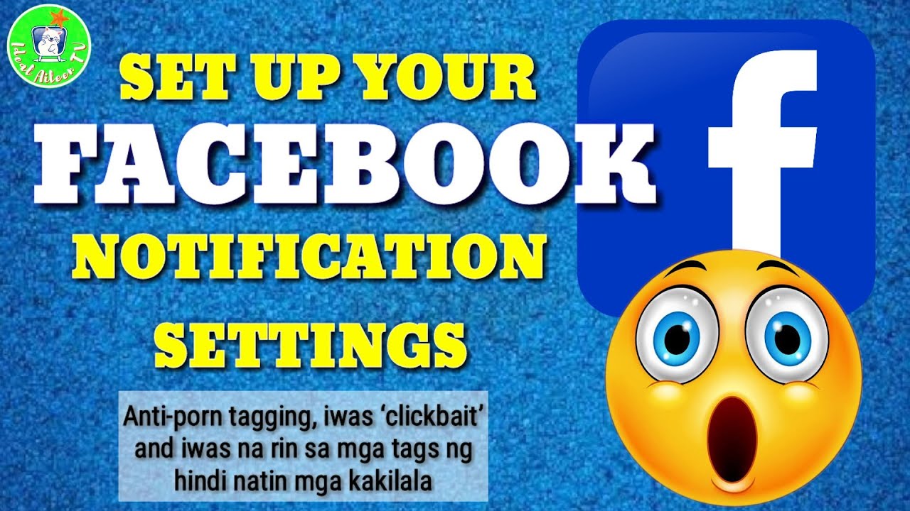 How to Set Up your FB Notifications Settings | IdealAileenTV - YouTube