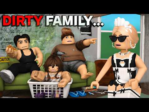 I GOT HIRED AS A MAID FOR A DIRTY FAMILY IN BLOXBURG