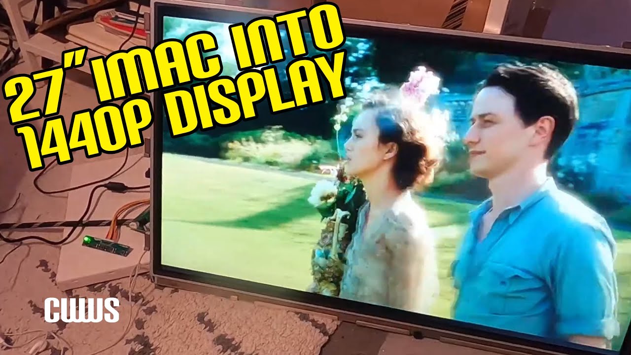 Resurrecting a dead Imac into a stunning 1440p display - YouTube