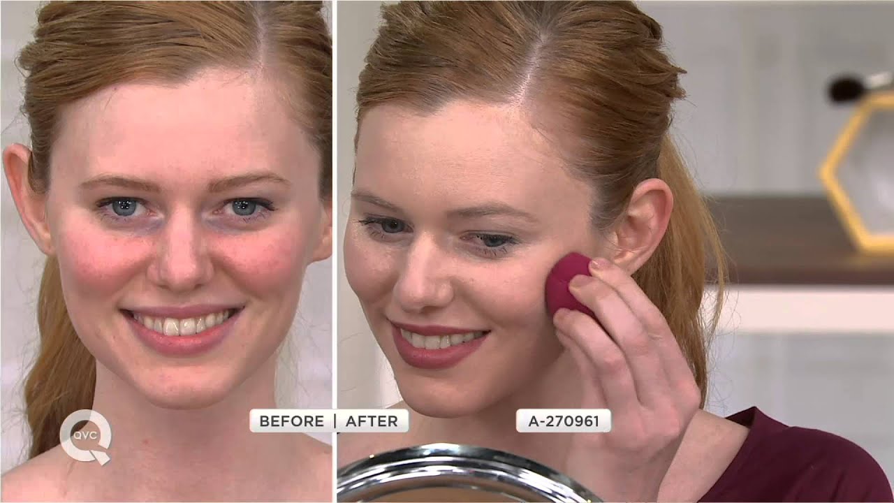 Wander Beauty Flash Focus Cream Foundation Stick & Sponge on QVC - YouTube