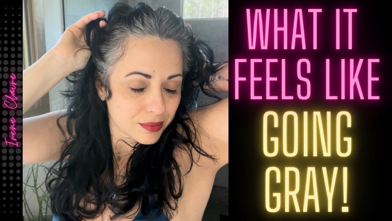 What It Feels Like To Grow Out Gray Hair Grey Hair Transition Youtube