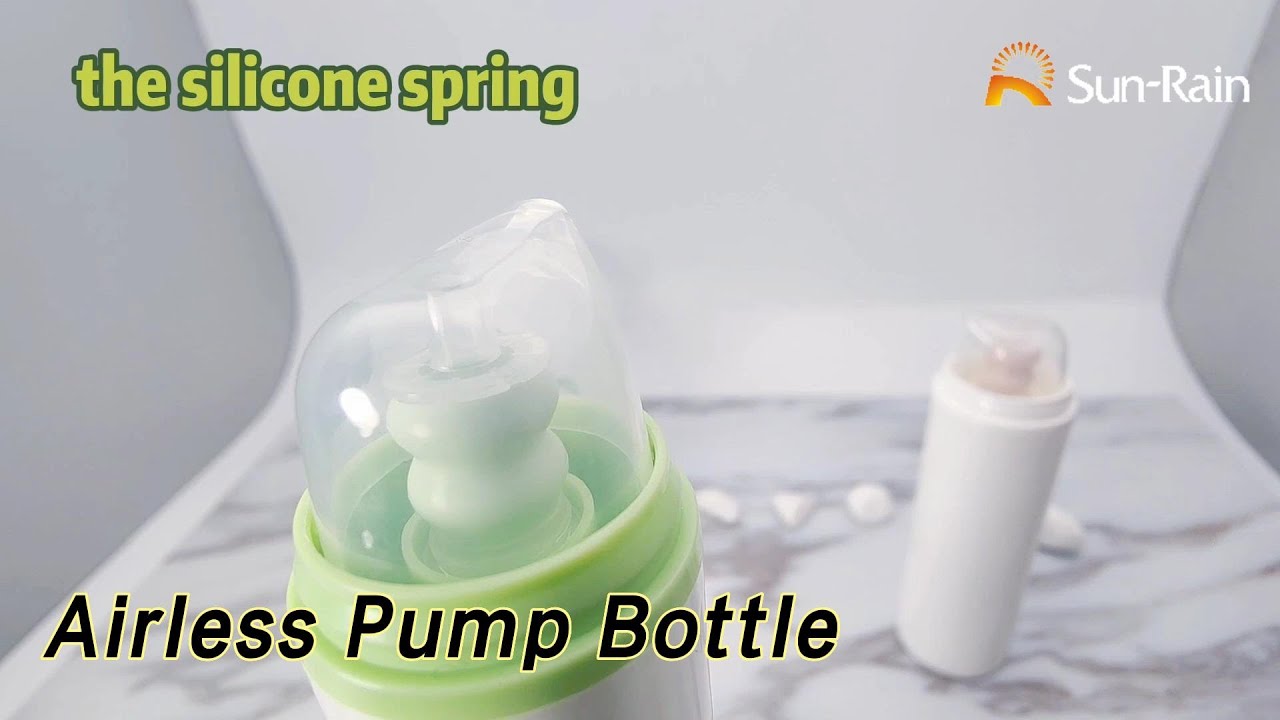Empty Airless Pump Bottle 1oz BPA Free Plastic For Foundation - YouTube