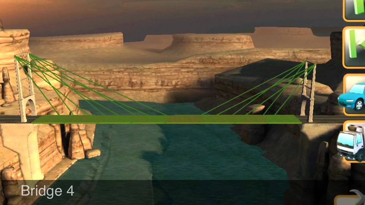 Bridge Constructor Walkthrough: Central Mainland All Bridges - YouTube