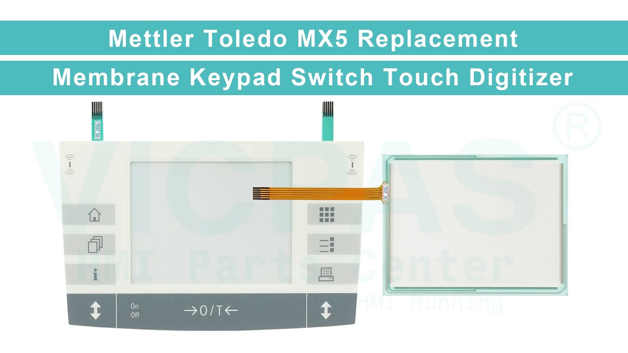 Mettler Toledo MX5 Touch Screen Monitor Membrane Switch Replacement ...