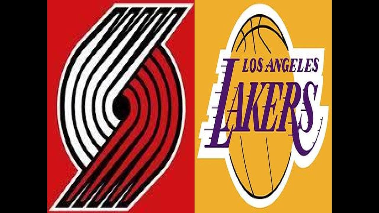 NBA on TNT: Portland Trail Blazers vs Los Angeles Lakers intro February ...