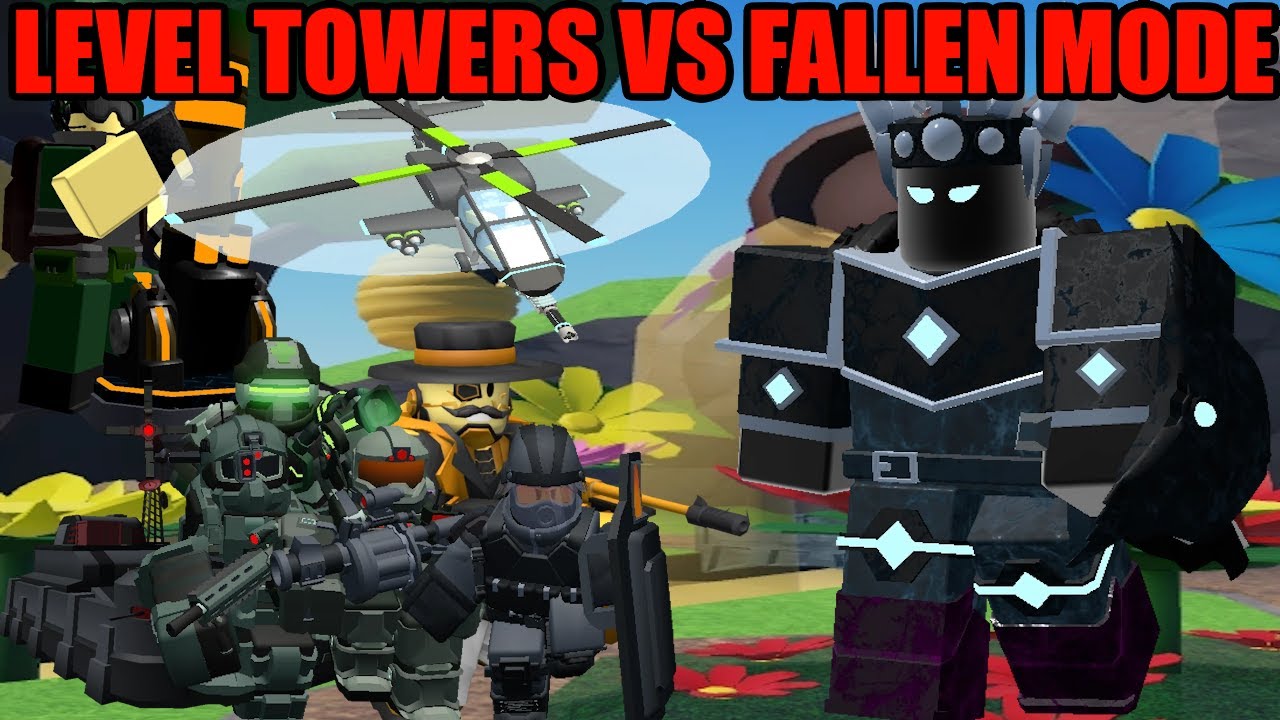 [TDS] LEVEL TOWERS VS FALLEN MODE - YouTube