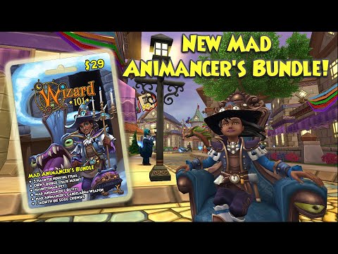 Wizard101: 🤯MAD ANIMANCER'S BUNDLE REVIEW🤯 - YouTube