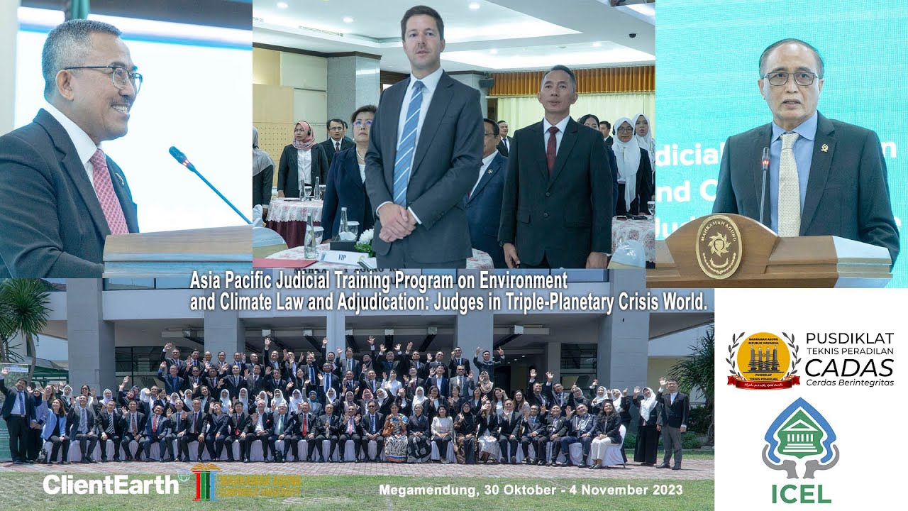 Koloborasi Mahkamah Agung R.I dengan ClientEarth dan ICEL | Mahkamah ...