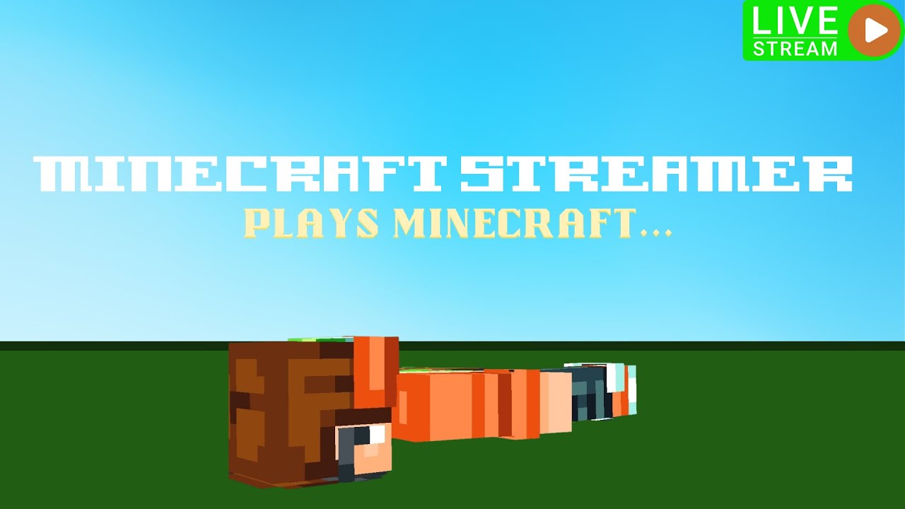 Minecraft Streamer Plays Minecraft... (With Facecam) - YouTube