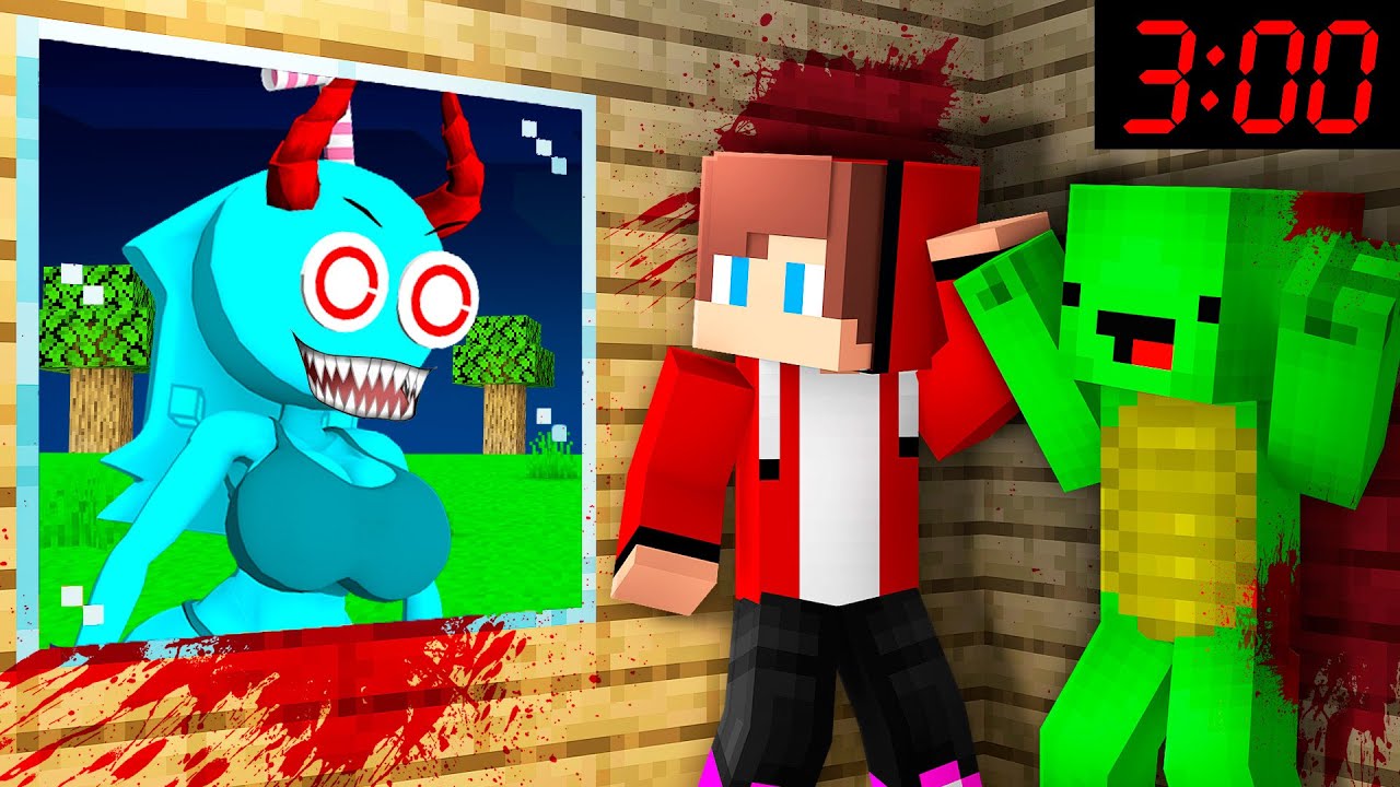 Why Mikey and JJ Attacked by Aqua Woman.exe in Minecraft at 3:00 AM ...