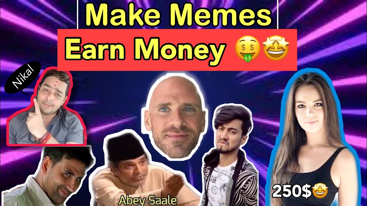 Earn Money Online by Making Memes 2020 - YouTube