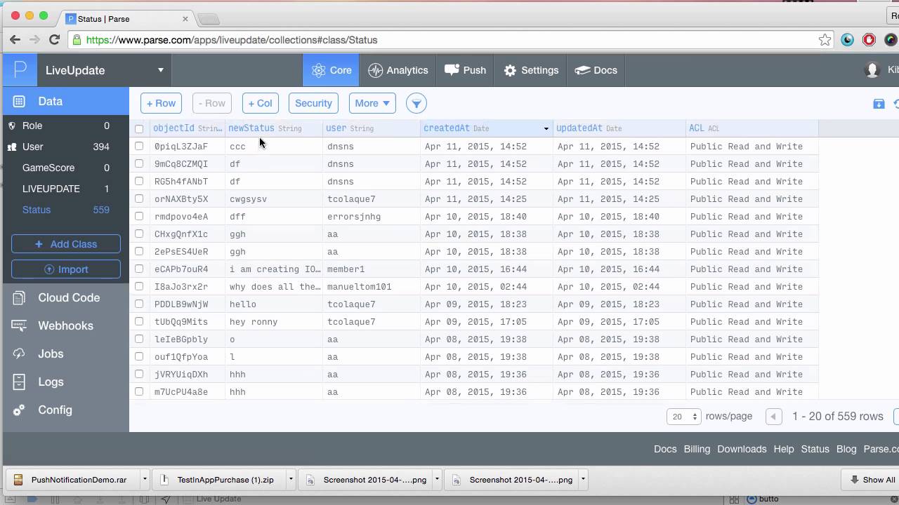 Creating User Status Objects In Parse Ios Swift Video 10 Youtube 8326