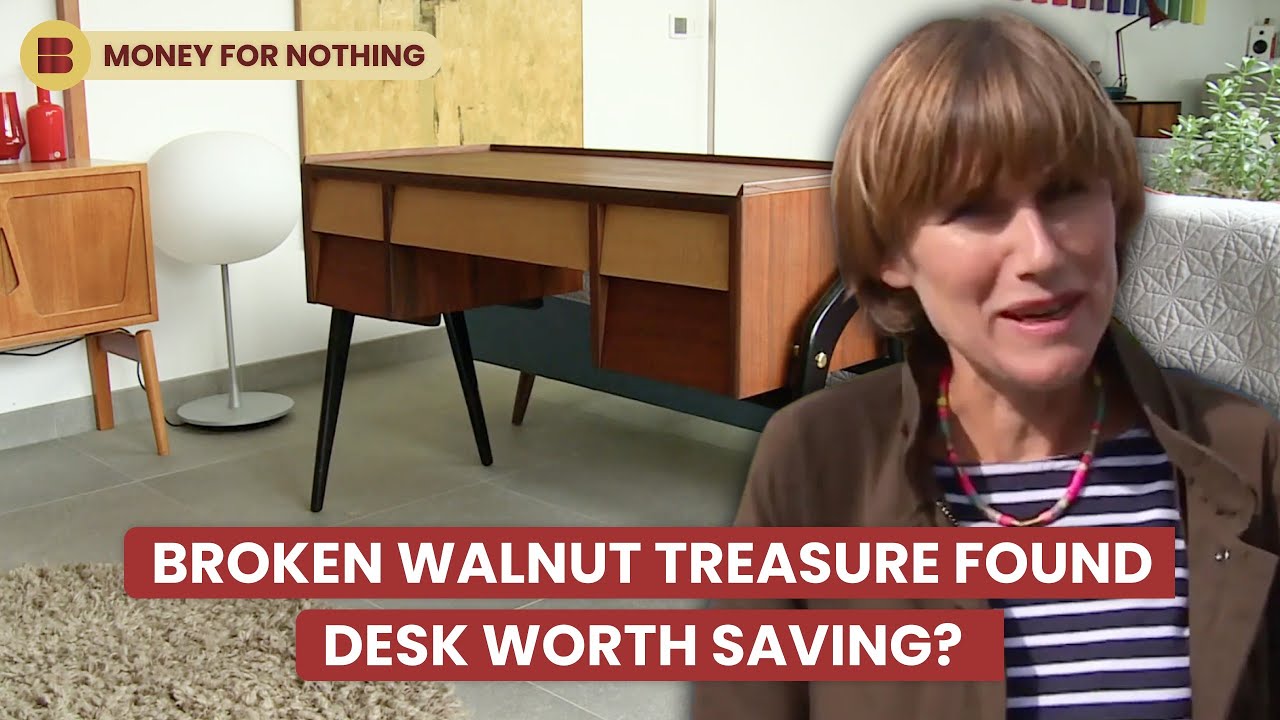 Broken Designer Desk Rescued From Birmingham Tip - YouTube