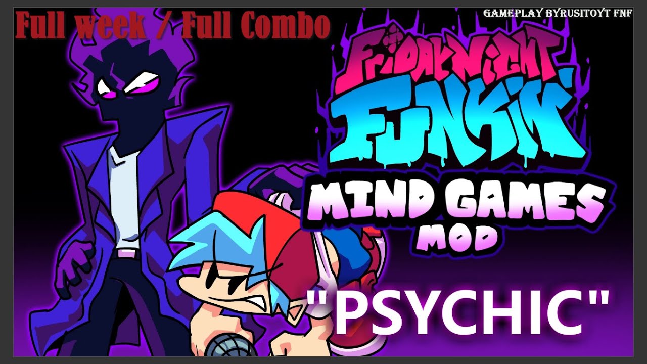 FNF Mind Games VS Psychic / Full Week / FC / Hard / Full Combo - YouTube