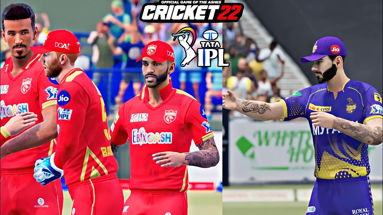 🔴CRICKET 22 TATA IPL 2023 | PBKS vs KKR 🔴LIVE MATCH | ROAD To 2k - YouTube