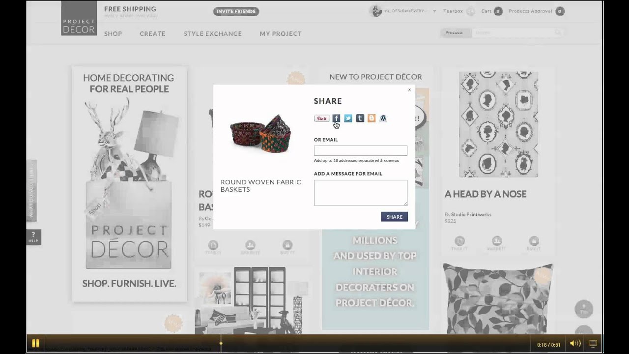 How to share on Project Decor - YouTube