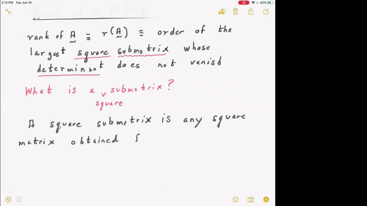 An Introduction To Linear Algebra Using Python Lec 5 Youtube