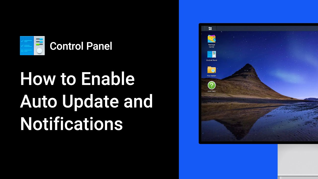 Tips — How to Enable Auto Update and Notifications | Synology - YouTube