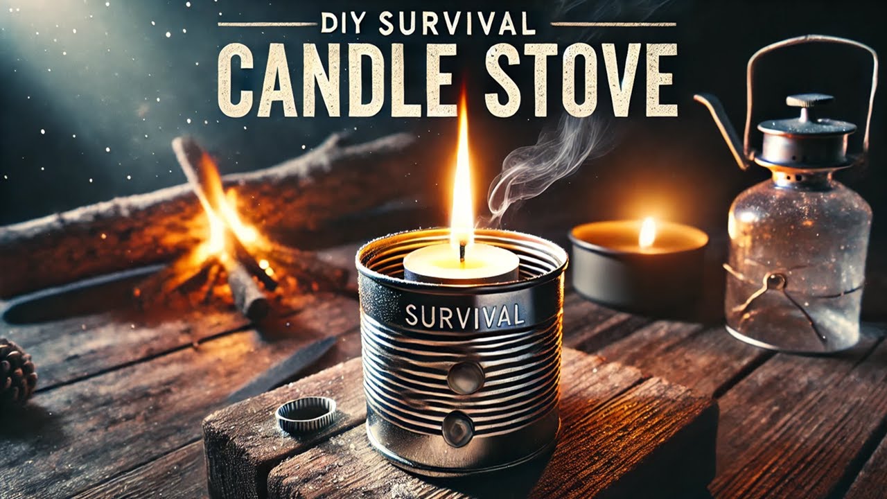 Survival Candle Stove – Easy DIY Emergency Cooking Solution! - YouTube