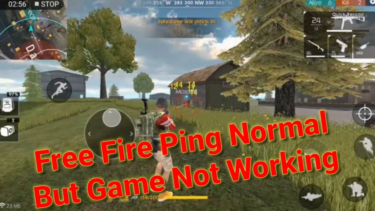 Free Fire Ping Normal But Game Not Working | FF Normal Ping But Not ...