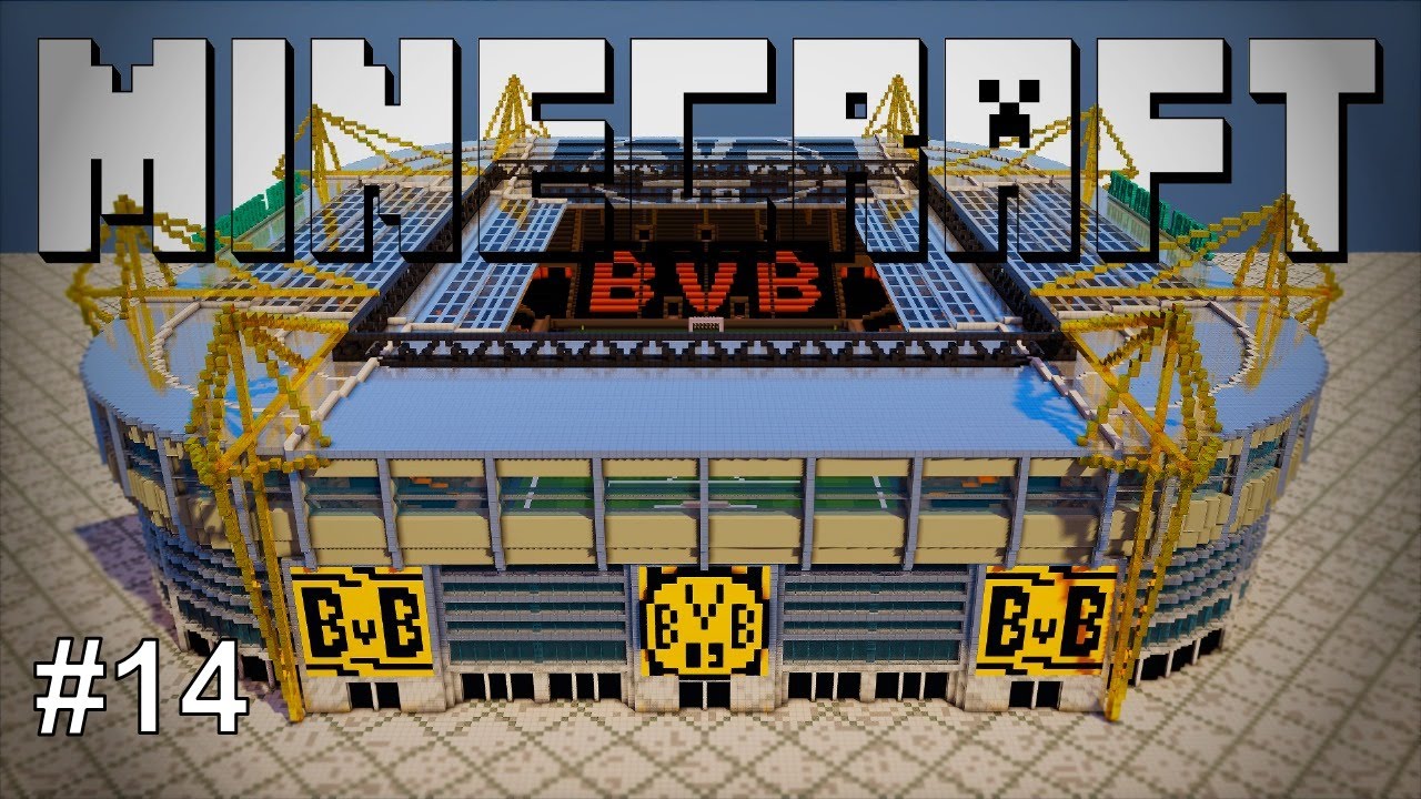 How to Build a Stadium - Parking #14 - Minecraft Tutorial - YouTube
