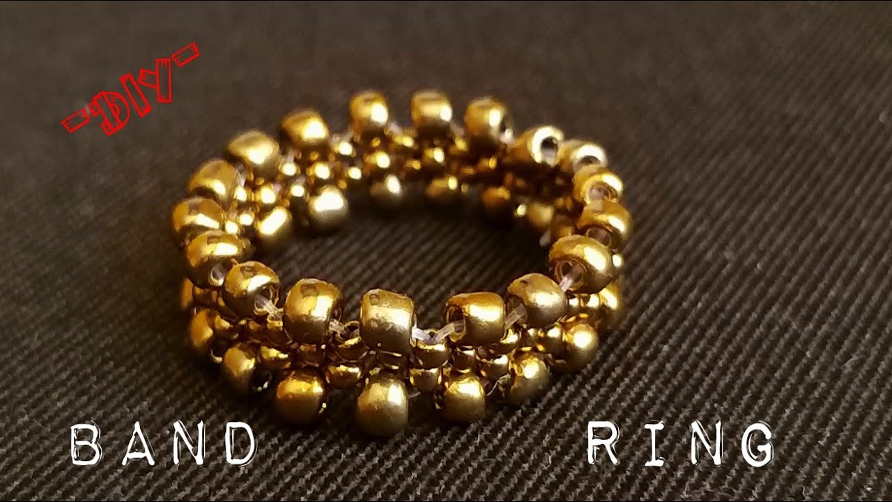⚜️Band Ring Tutorial DIY || Seed Bead Anillo Tutorial DIY (0362) - YouTube