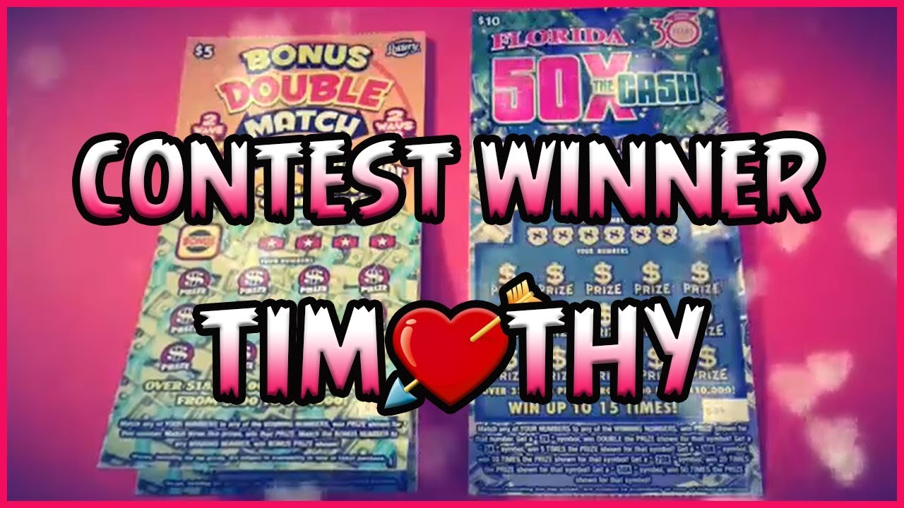 CONTEST WINNER TICKET! (1) $10 50x the Cash + (4) $5 Bonus Double Match ...