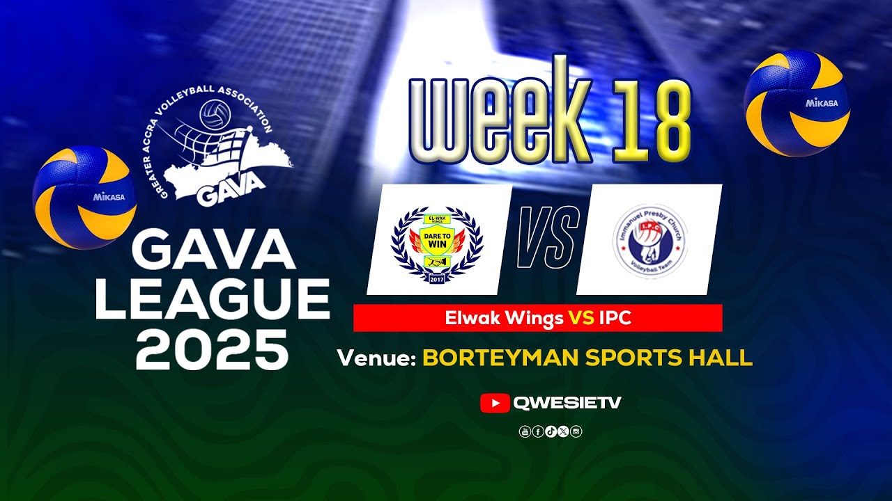 🔴LIVE |MEN VOLLEYBALL | ELWAK WINGS VS IPC - GAVA LEAGUE 2025 | WEEK 18 ...