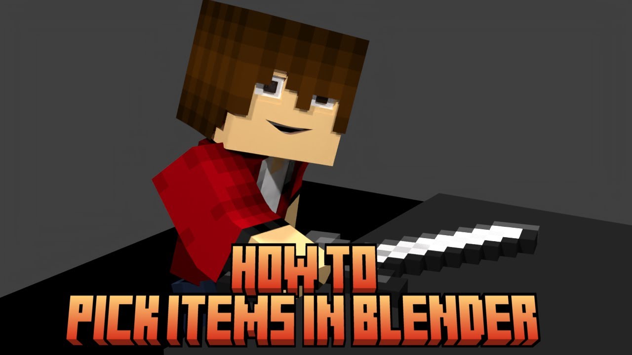how to pick item in blender - YouTube