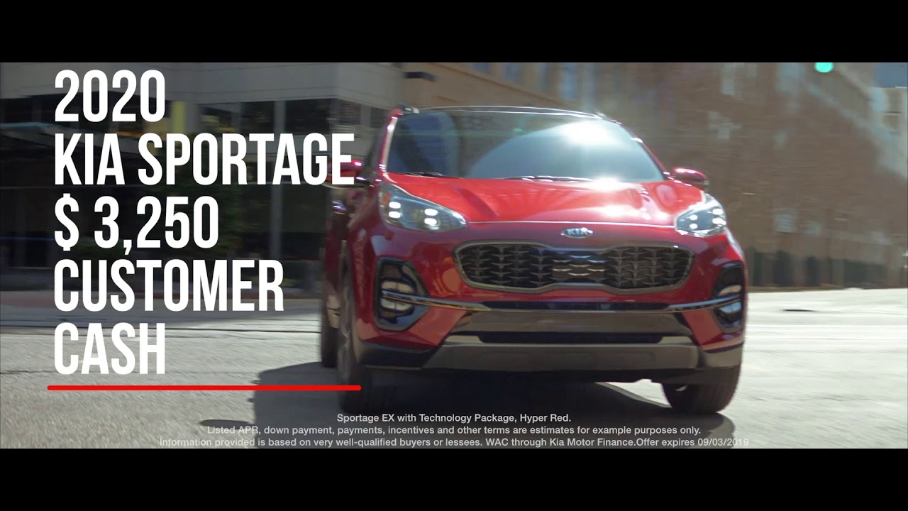 2020 KIA Sportage EX with Technology Package, Hyper Red - YouTube