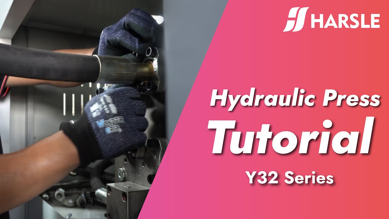 HARSLE Hydraulic Press Operation and Installation Tutorial - YouTube
