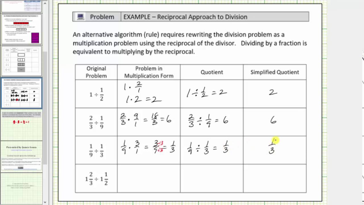 Division Of Fractions Using Formal Rules YouTube division-of-fractions-using-formal-rules-youtube