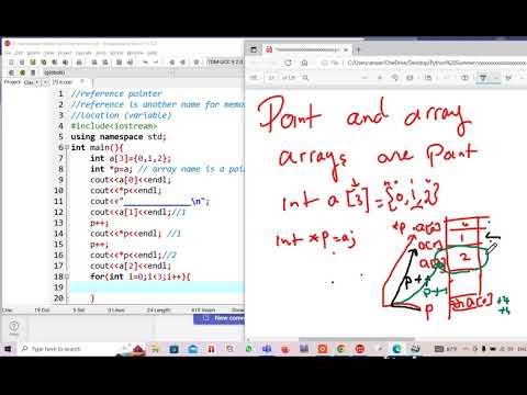 cpp pointers and arrays c plus plus introduction - YouTube
