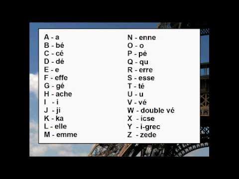 Learn French - Lesson 2: Do you know the French Alphabet? - YouTube