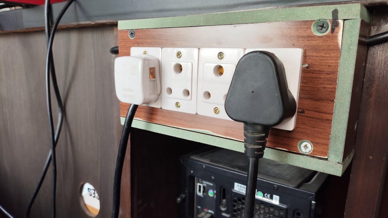 Electric Board for Computer Table - YouTube