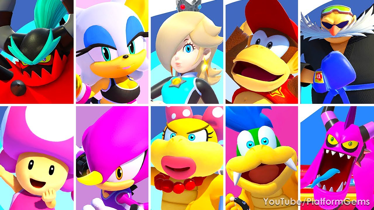 Mario & Sonic at the Olympic Games Tokyo 2020 - All Guest Characters ...