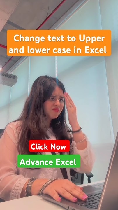 Change text to Upper and lower case in Excel || change case in Excel #excel #advancedexcel - YouTube
