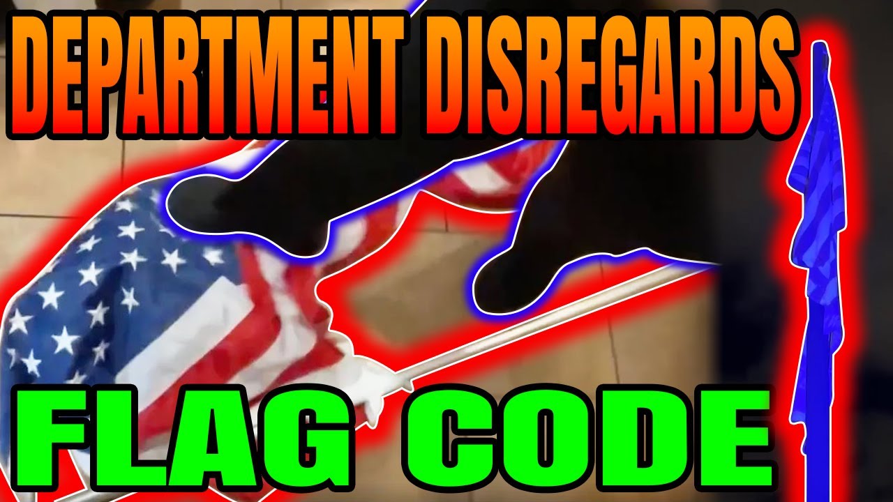 Update: Light Fixed - Cops Disrespect Flag! What’s Your Thoughts on ...