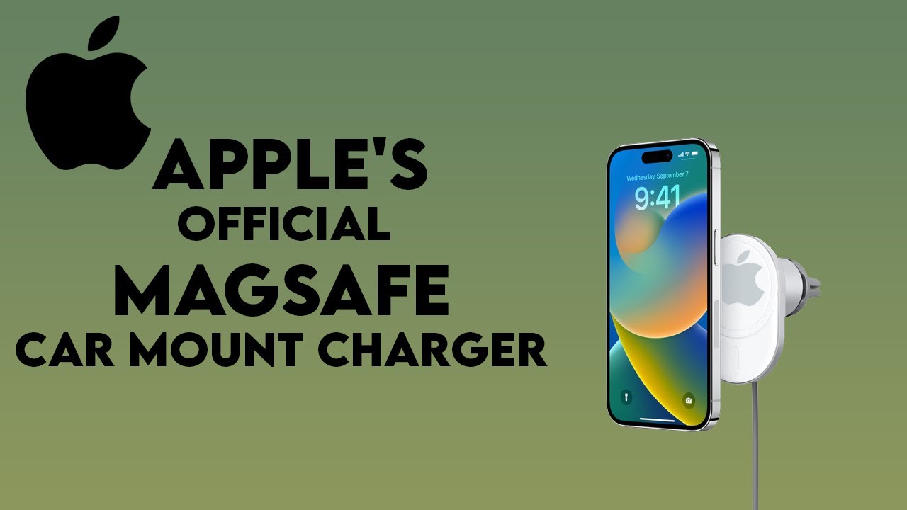 Apple's Official MagSafe Car Mount Charger - YouTube