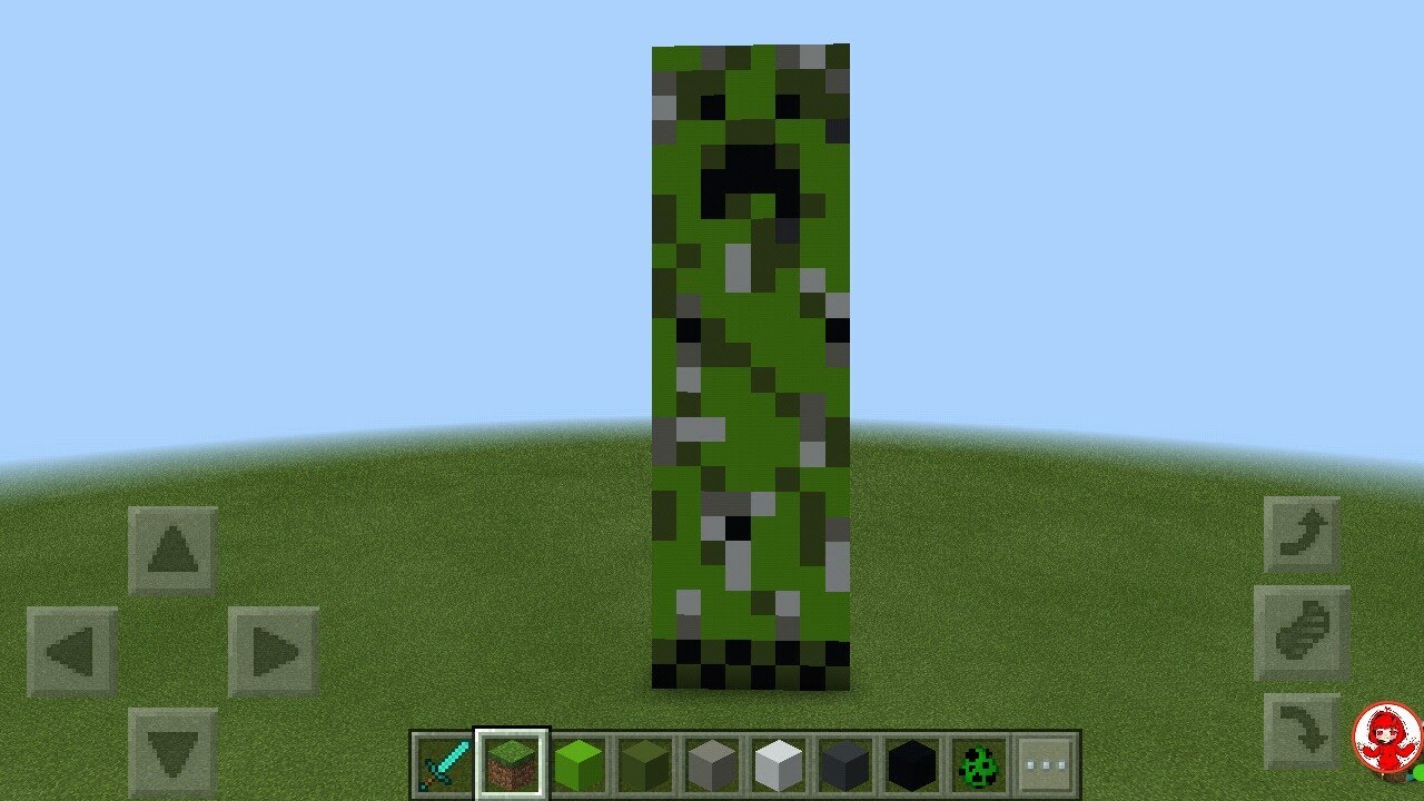 Buid creeper 2d!!Minecraft Buiding - YouTube
