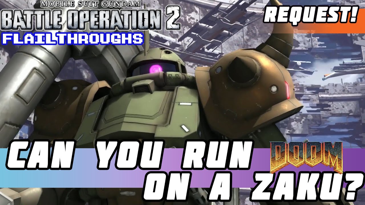 Gundam Battle Operation 2 Request: Doom Eternal Slayer, But As Alma's ...