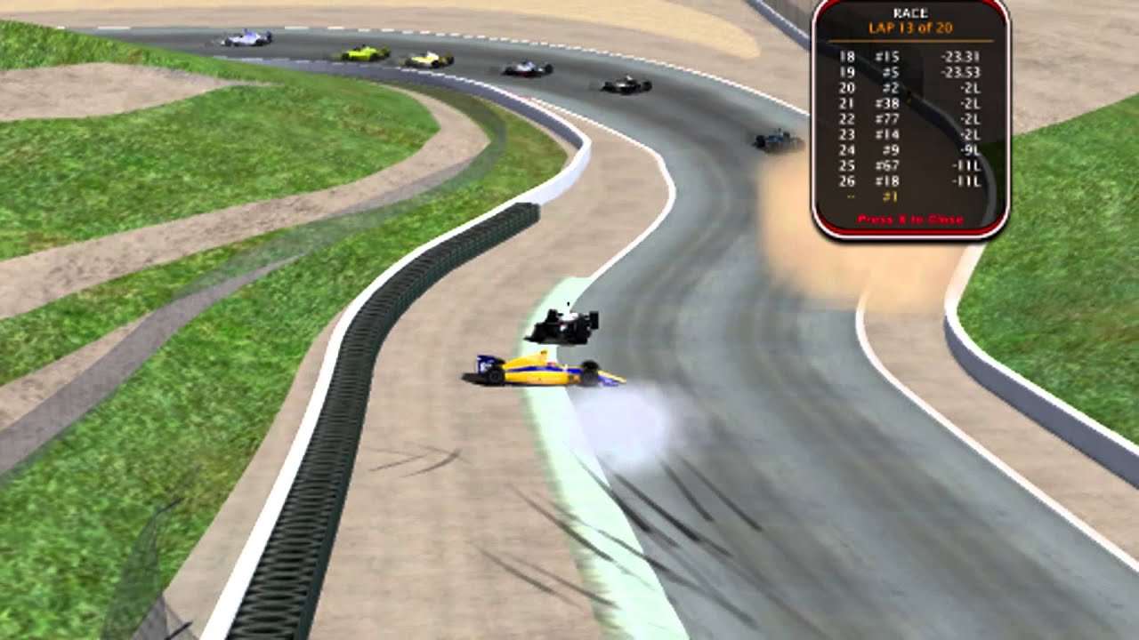 NR2003 RC Indycar Series Round 1: Laguna Seca - YouTube