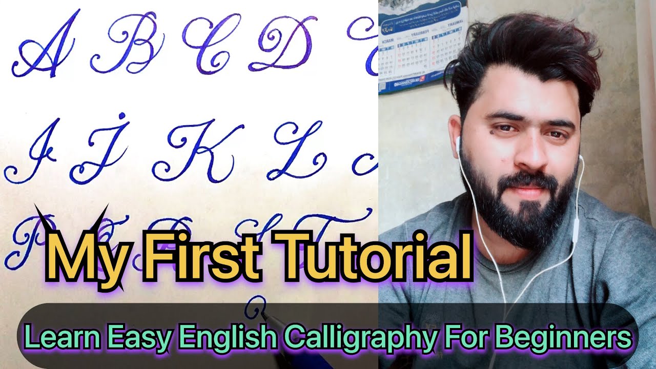 How to Learn English Calligraphy for Beginners | #calligraphy # ...