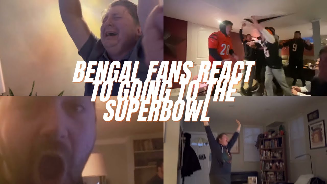 Bengal Fans React To Bengals Going To The Superbowl | Best Fan ...
