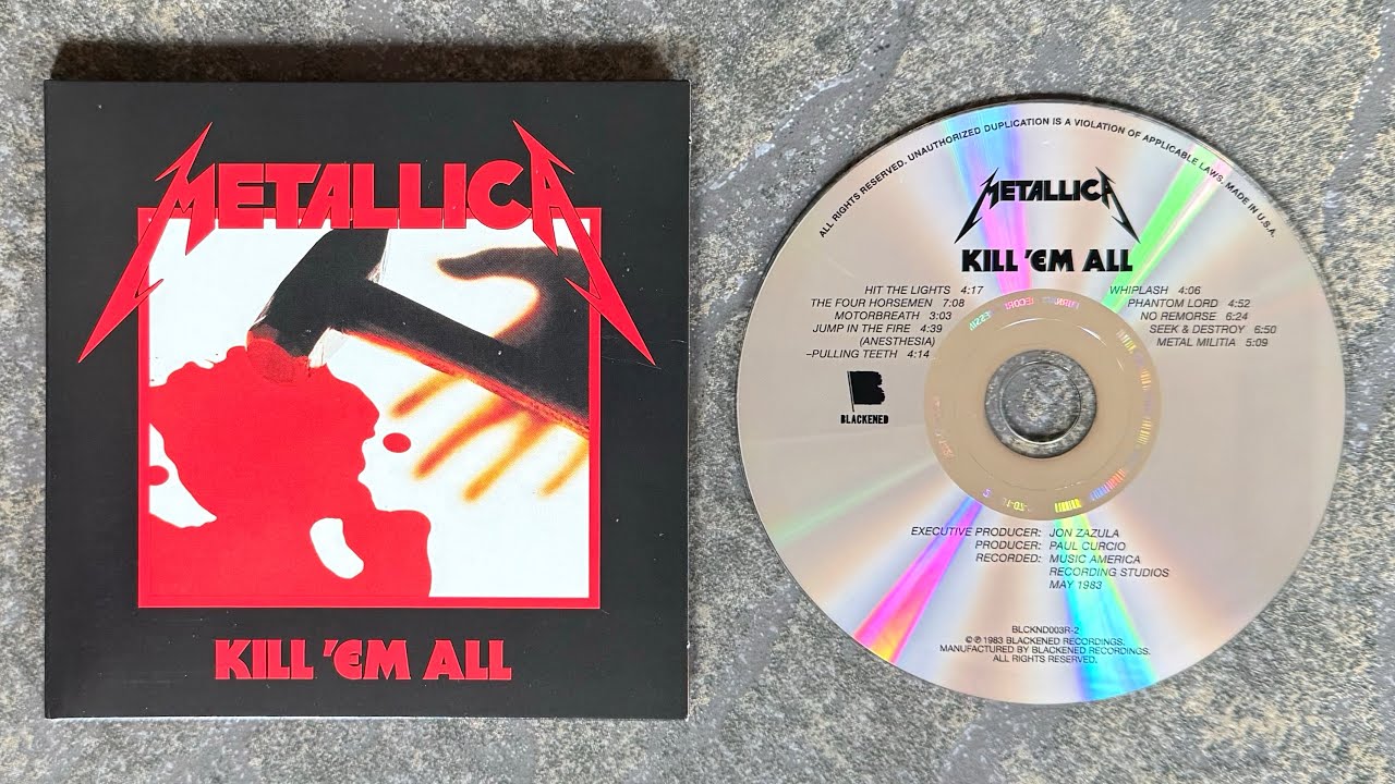 Metallica | Kill ‘Em All | CD Unboxing - YouTube
