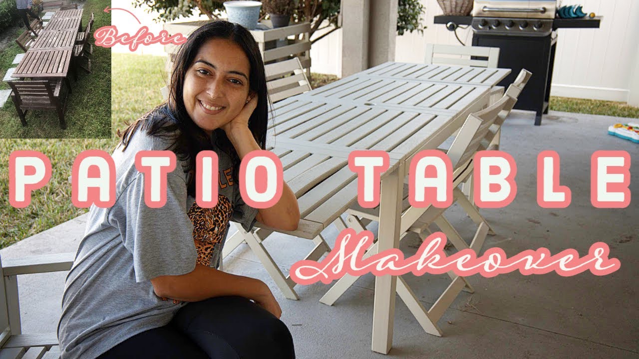 Patio Table Makeover | Facebook Marketplace Find - YouTube
