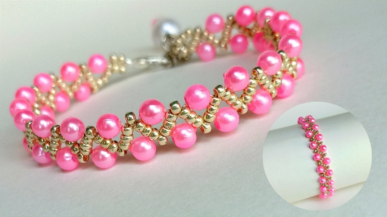 Bracelet making || how to make easy bracelet || bracelet making with ...